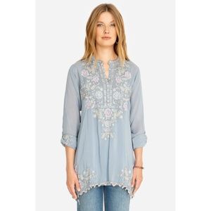 Johnny Was | Tops | Johnny Was Mayan Embroidered Tunic Blouse | Poshmark